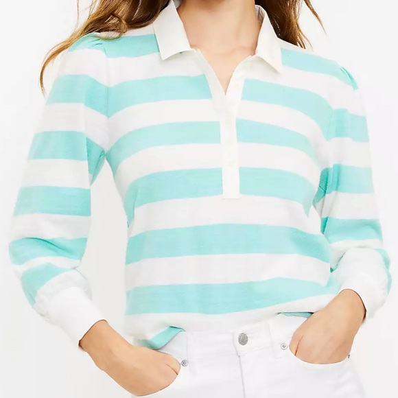 LOFT | Tops | Nwt Loft Rugby Top | Poshmark